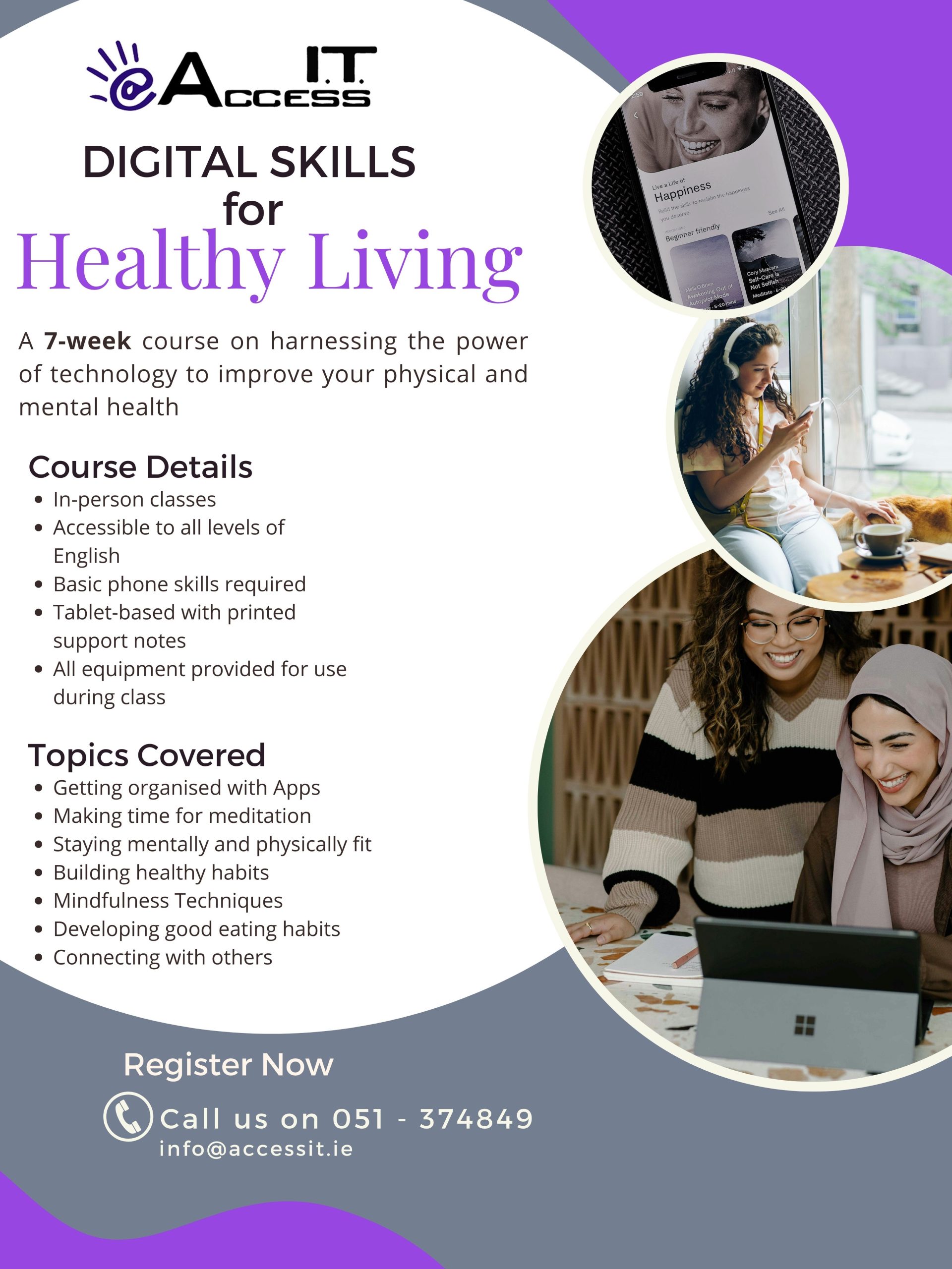 Digital Skills for Healthy Living - Access I.T.